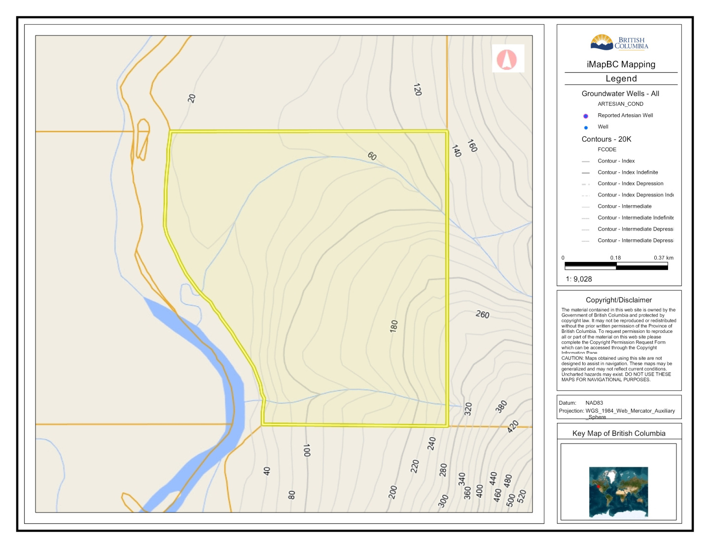 Central Coast Mainland, DL140 Kingcome Inlet - More Maps | BC ...